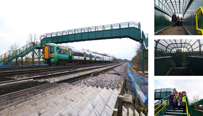 Railway Footbridge - Wire Mesh Fabrications Ltd